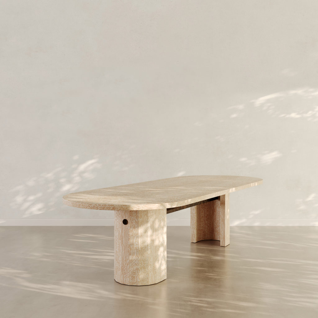 ROUNDED ROMANE TABLE WOOD - Ormond Editions