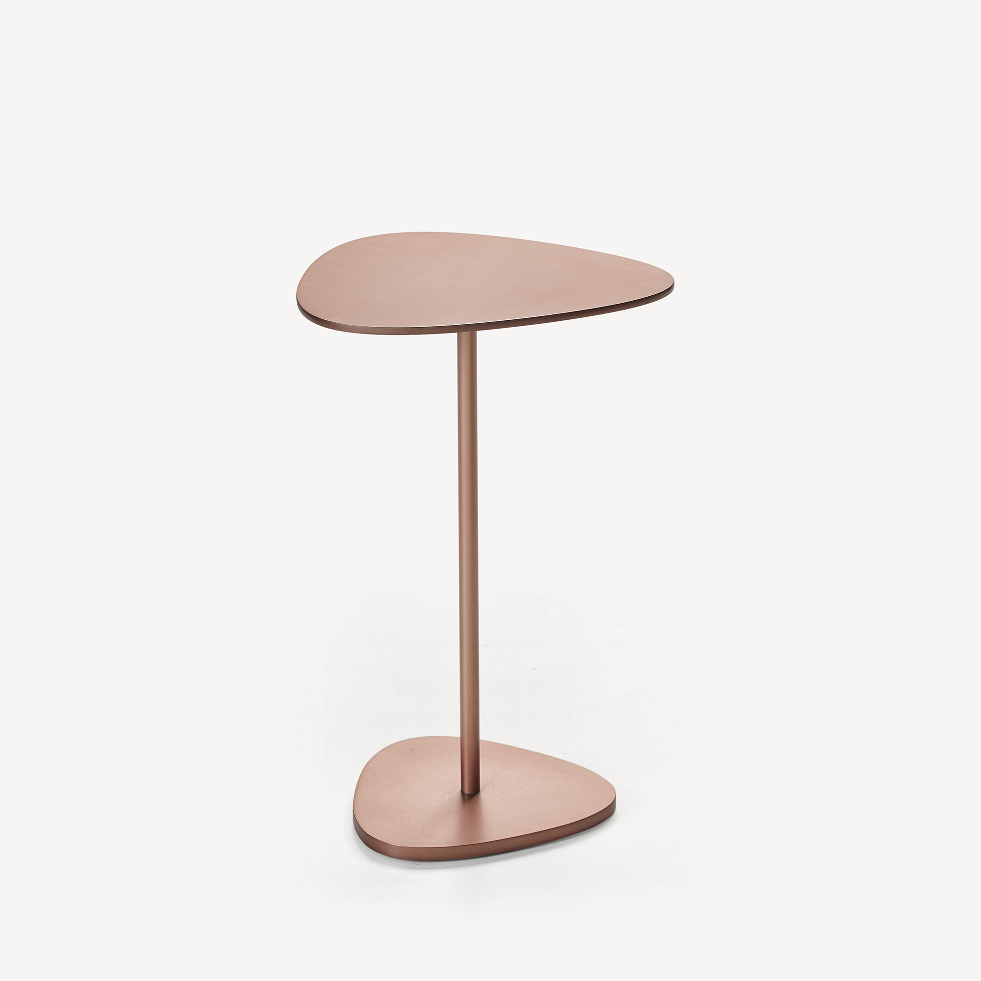 TRIGON PEDESTAL SIDE TABLE - Ormond Editions