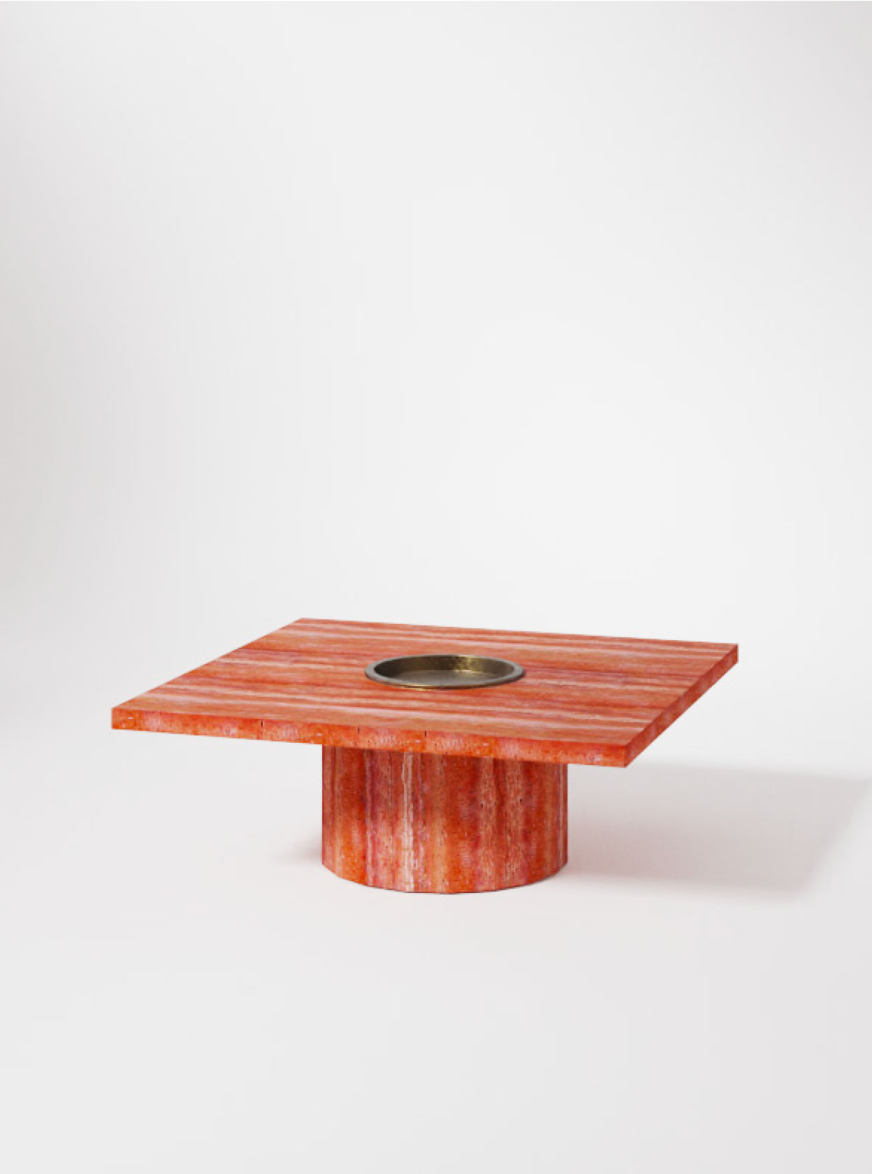 TABLE BASSE CARRÉE ROMANE - Ormond Editions